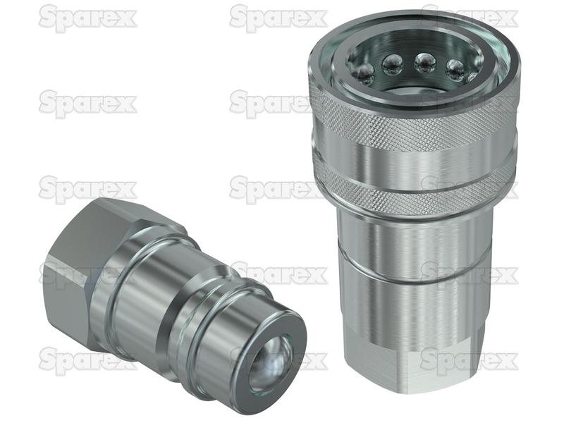 HYDRAULIC QUICK COUPLER ASSEMBLY, 1” NPT THREAD, 1” BODY-S.154023-14451 ...